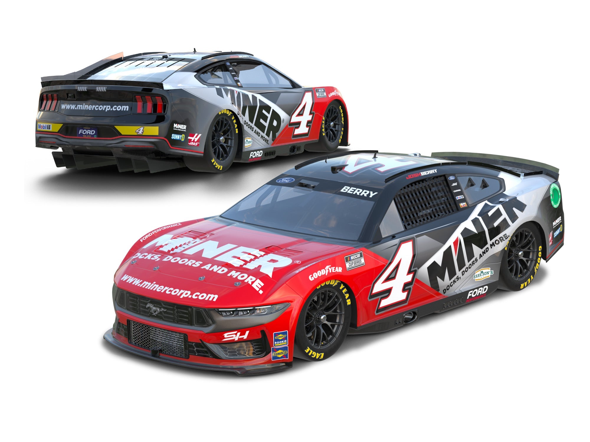 DNP - NASCAR Cup Series 2024 - Josh Berry - #4 Miner – MrMuffin Racing